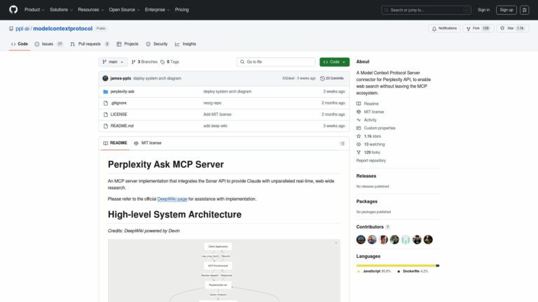 GitHub – ppl-ai/modelcontextprotocol: A Model Context Protocol Server connector for Perplexity ...